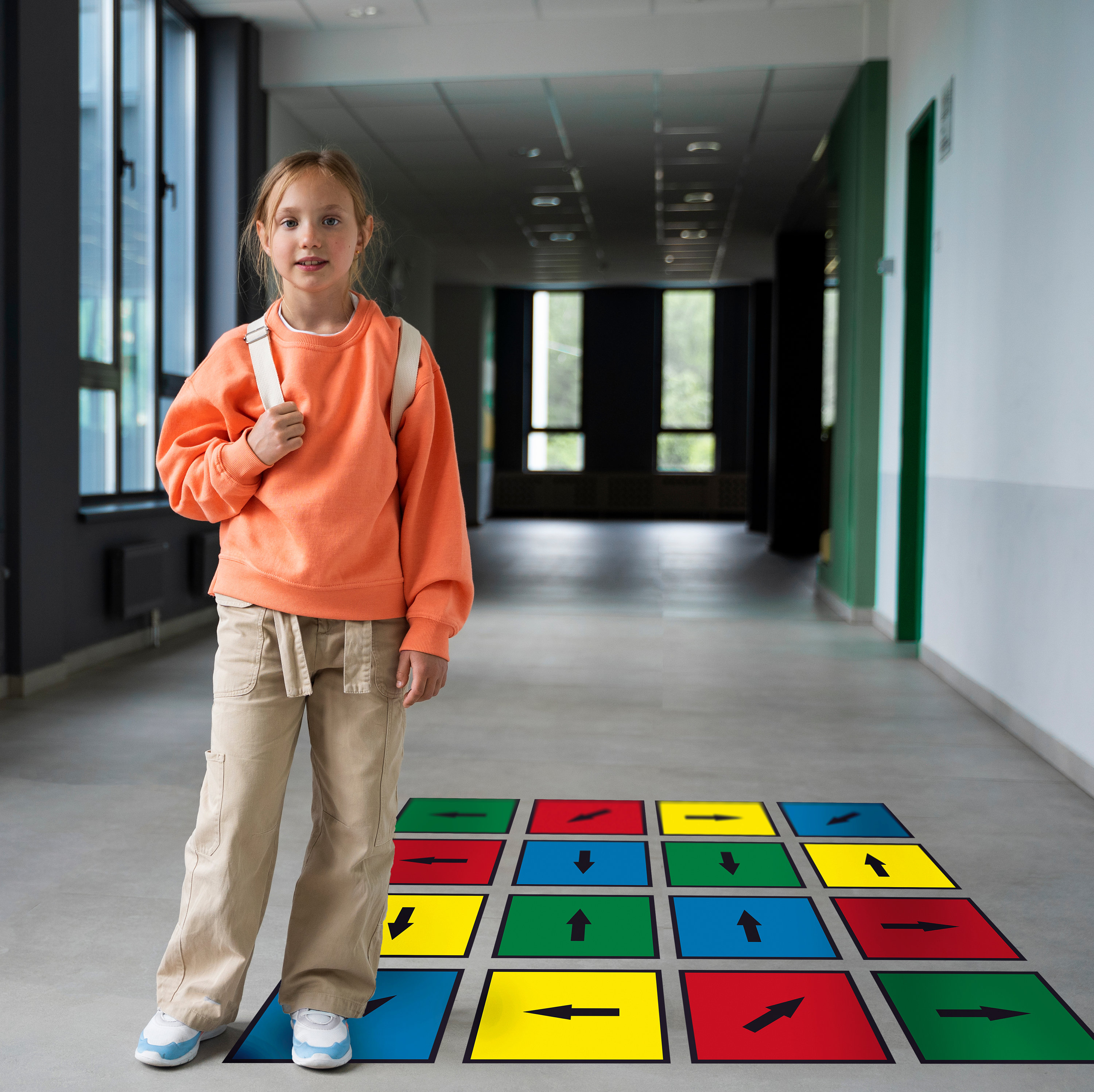 Sensory Learning MEMORY MAZE for Playground Decor | Floor Stickers for ...