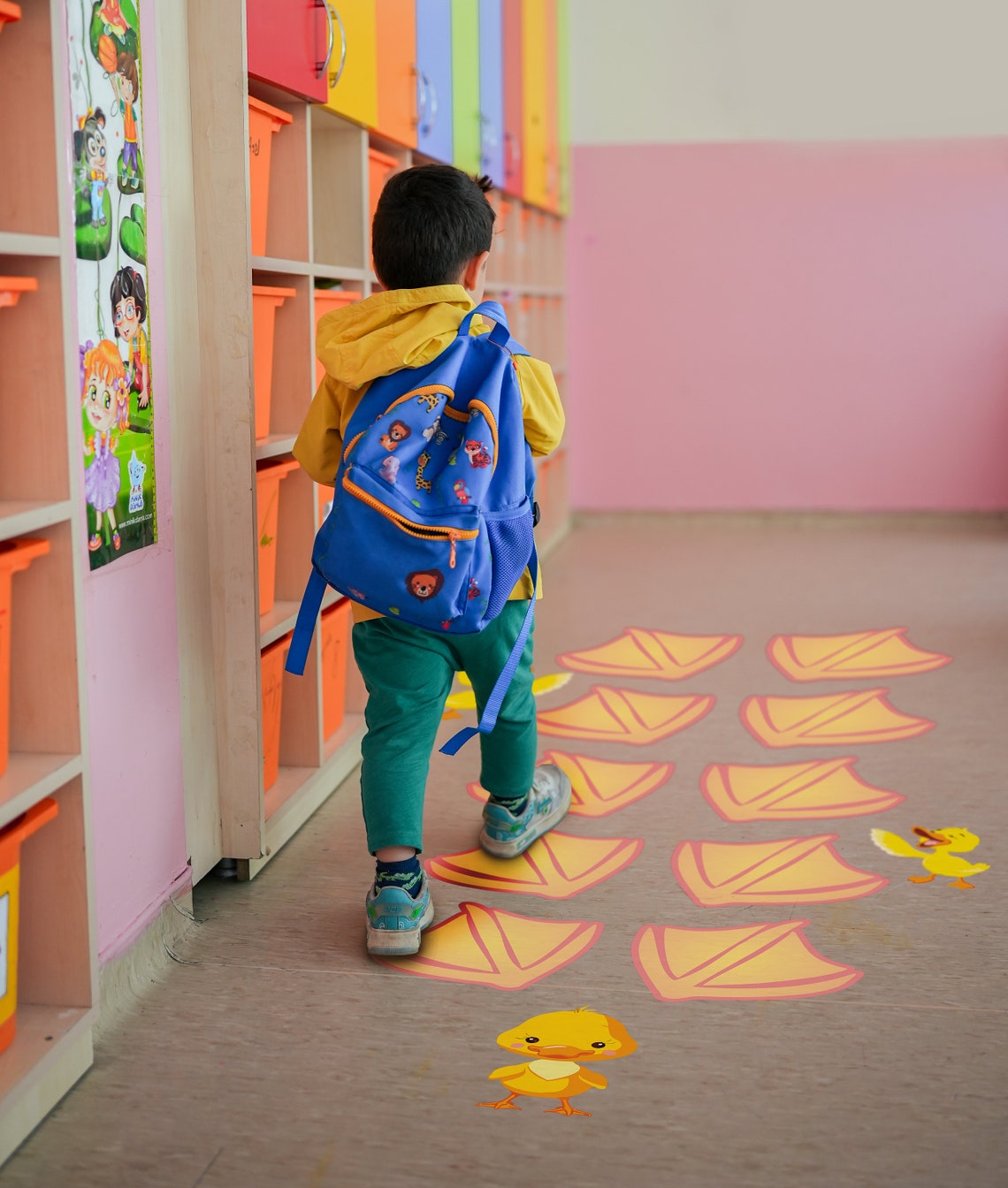 Educational DUCKLINGS Sensory Floor Sticker | PLAYROOM Decals | School ...