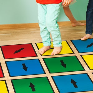Sensory Learning MEMORY MAZE for Playground Decor | Floor Stickers for ...