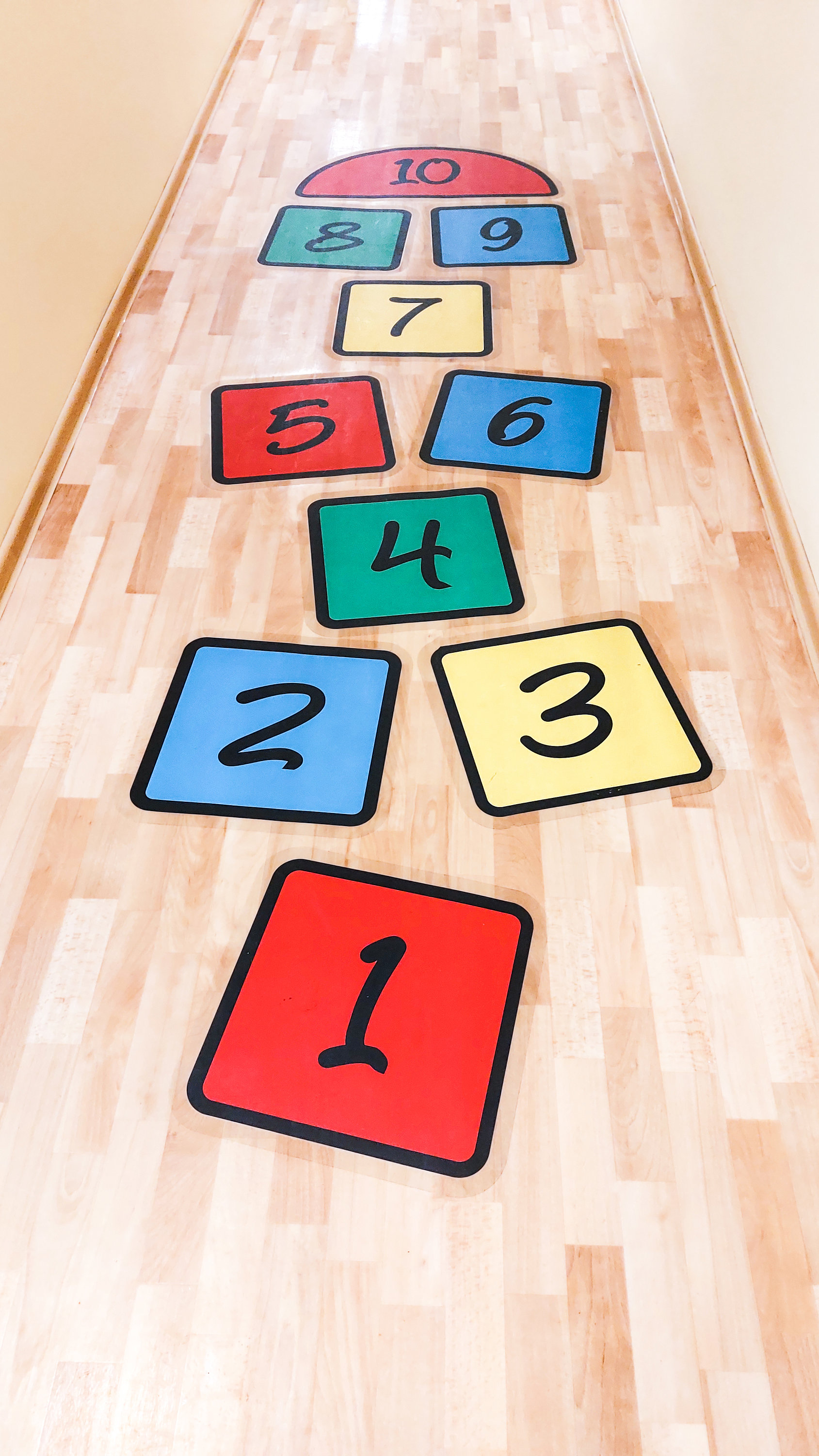 Sensory Hopscotch Floor Stickers | Schools Playground Decal ...