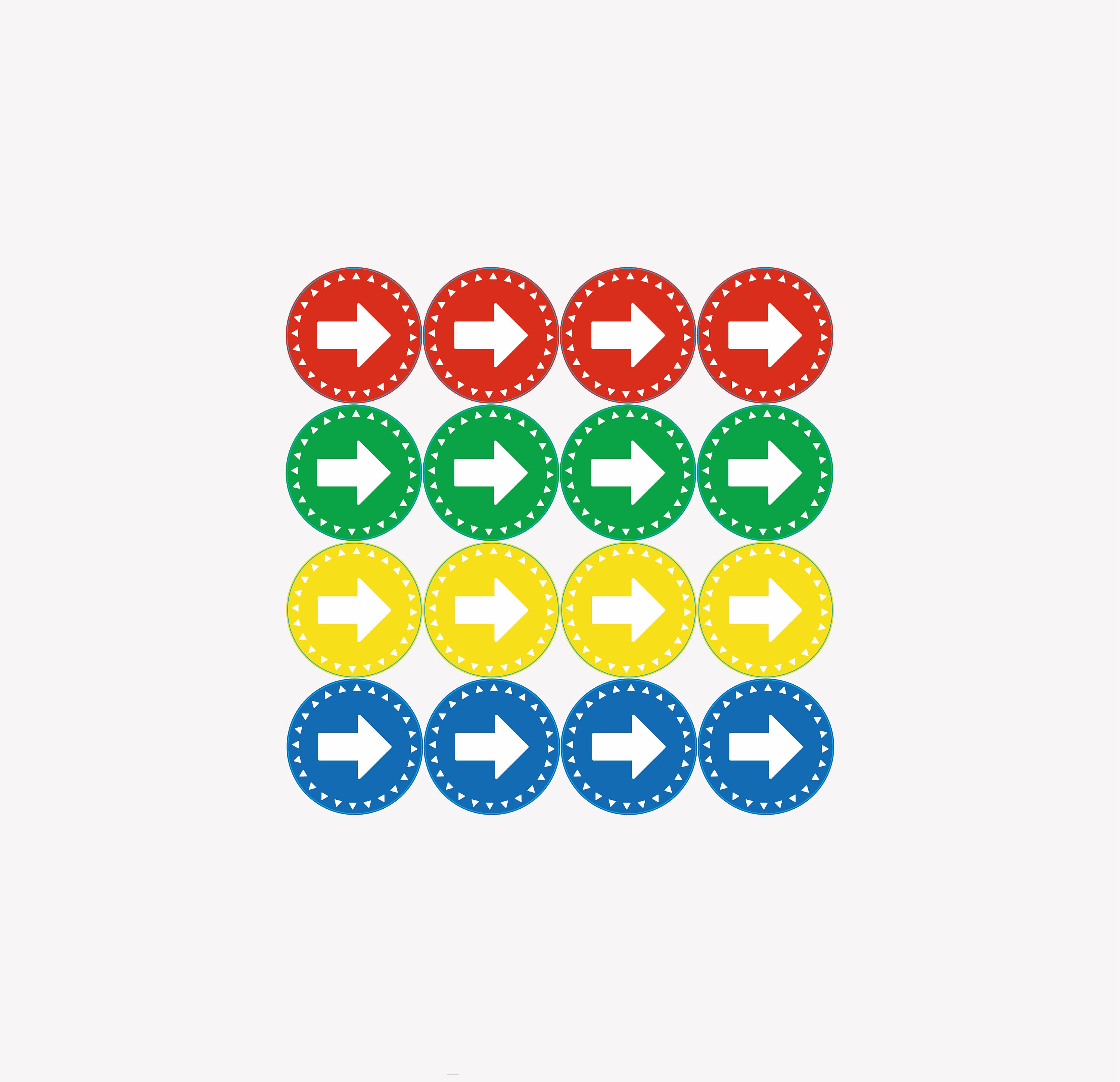 Directional Stickers | Arrow Floor Stickers | Sensory Stickers ...