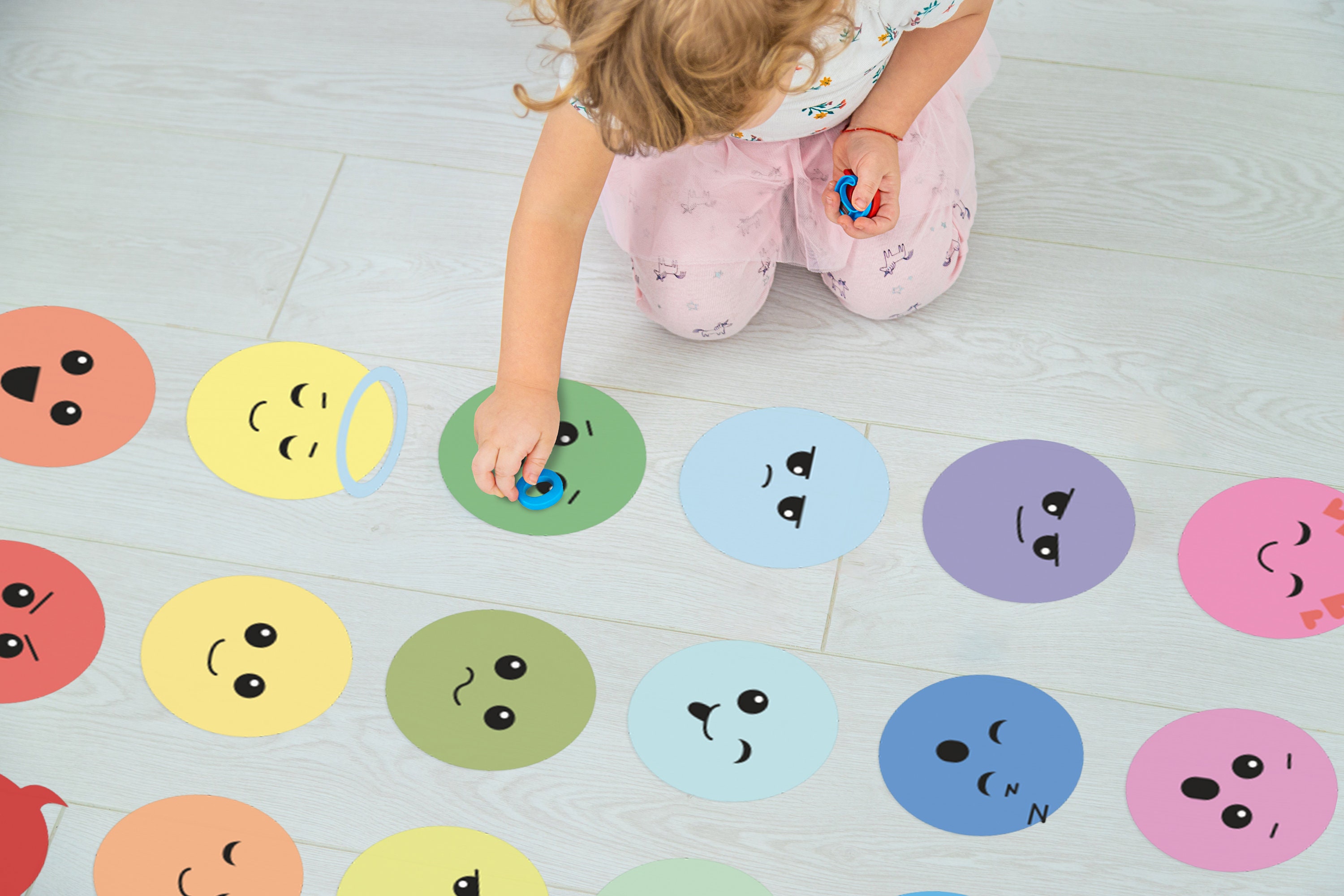 Sensory EMOTICON Floor Stickers | Sensory Pathways | Sensory Movement Break | Special Education ...