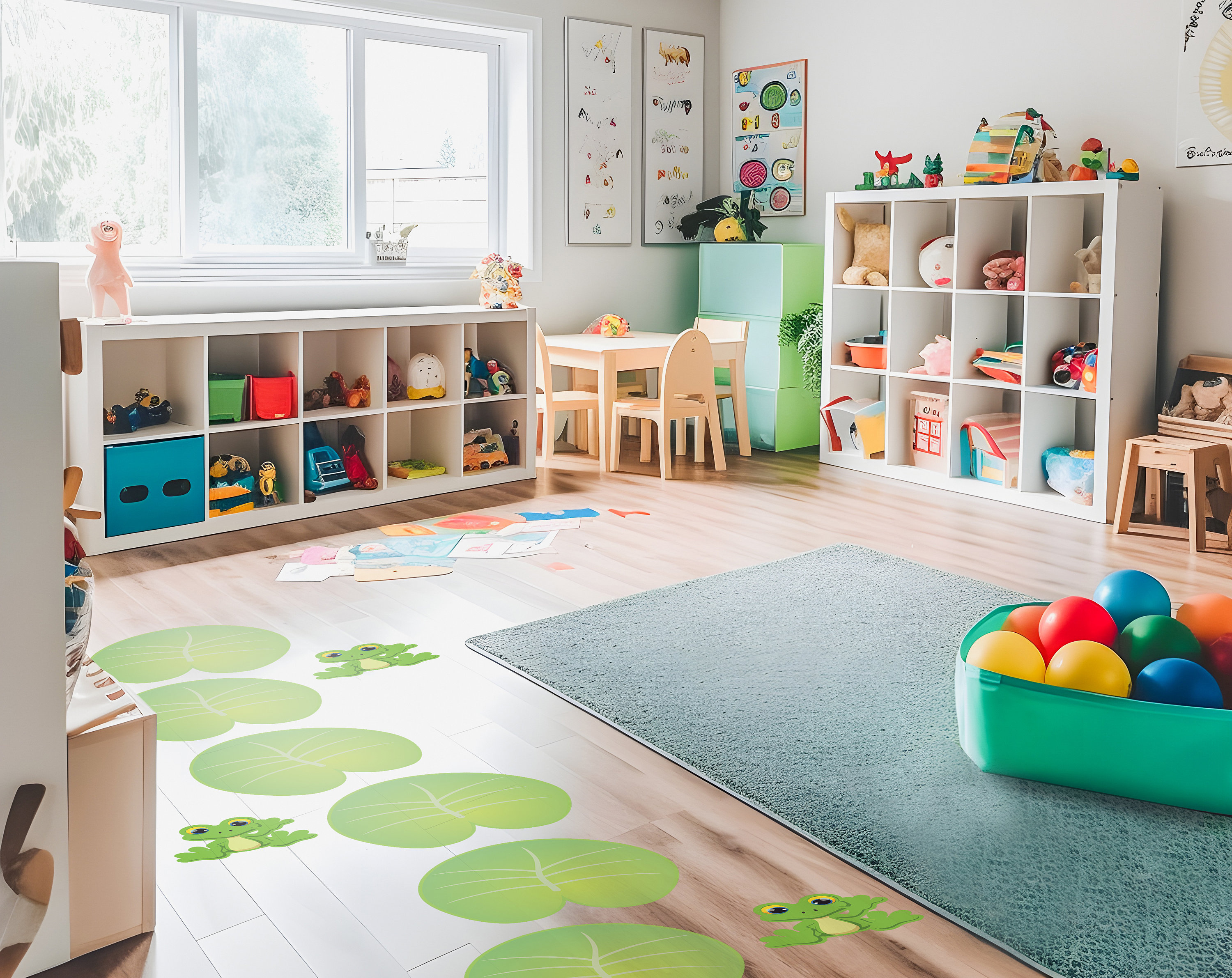 Frog Jump SENSORY PATH Stickers | Floor Decals | Educational Tool ...