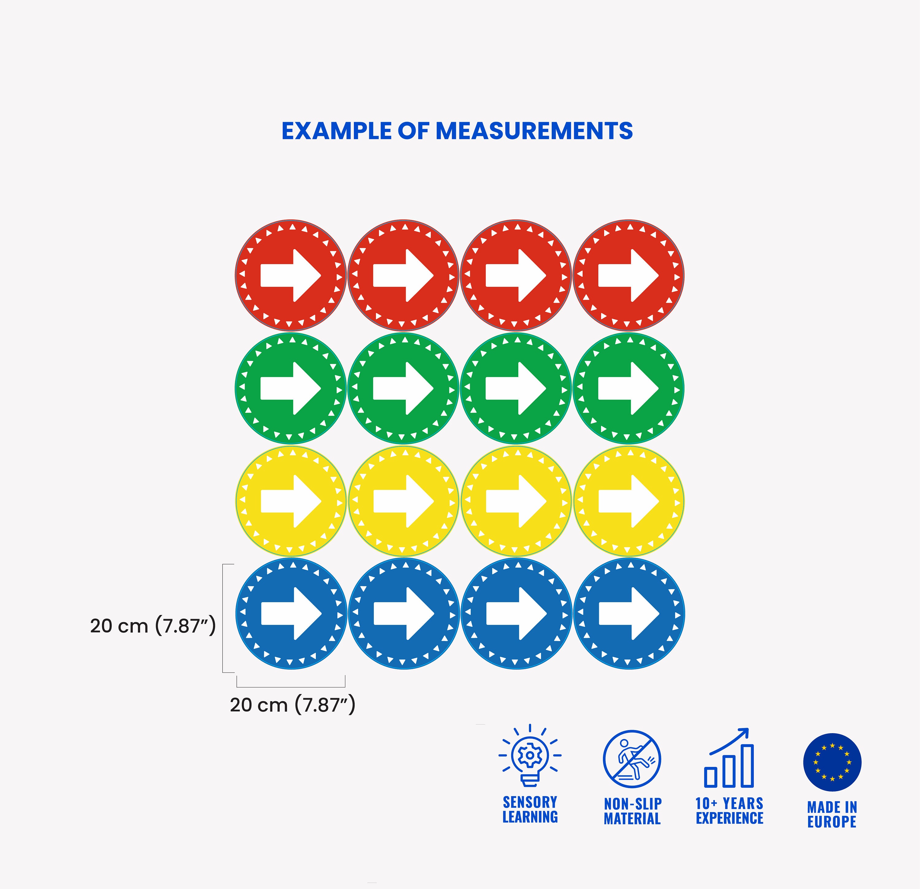Directional Stickers | Arrow Floor Stickers | Sensory Stickers ...
