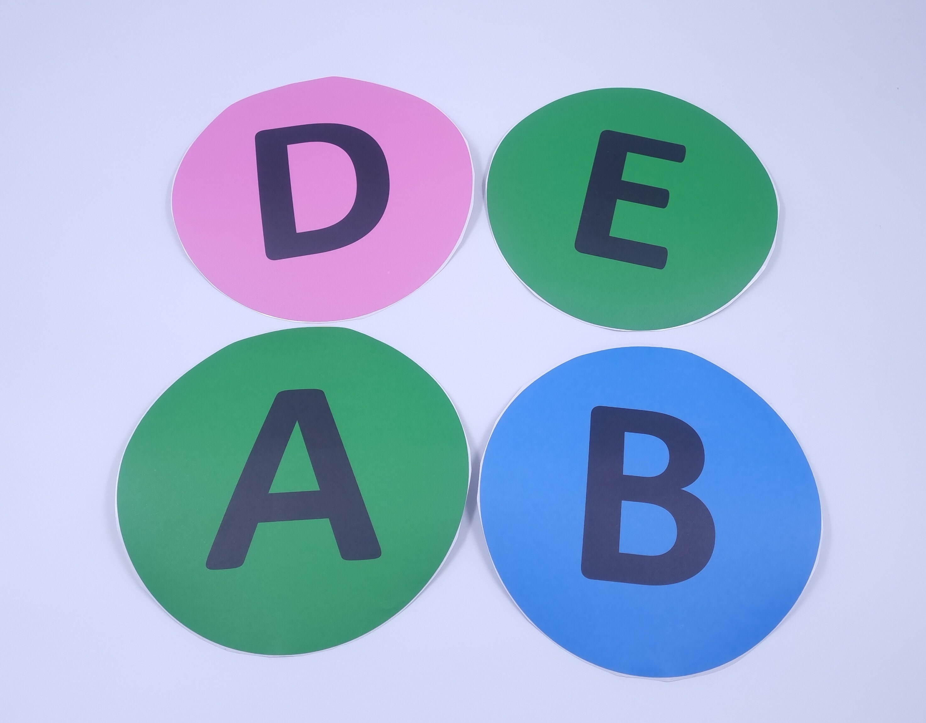 SENSORY Abc and Numbers FLOOR STICKERS Playground Decor Hallway Kids ...