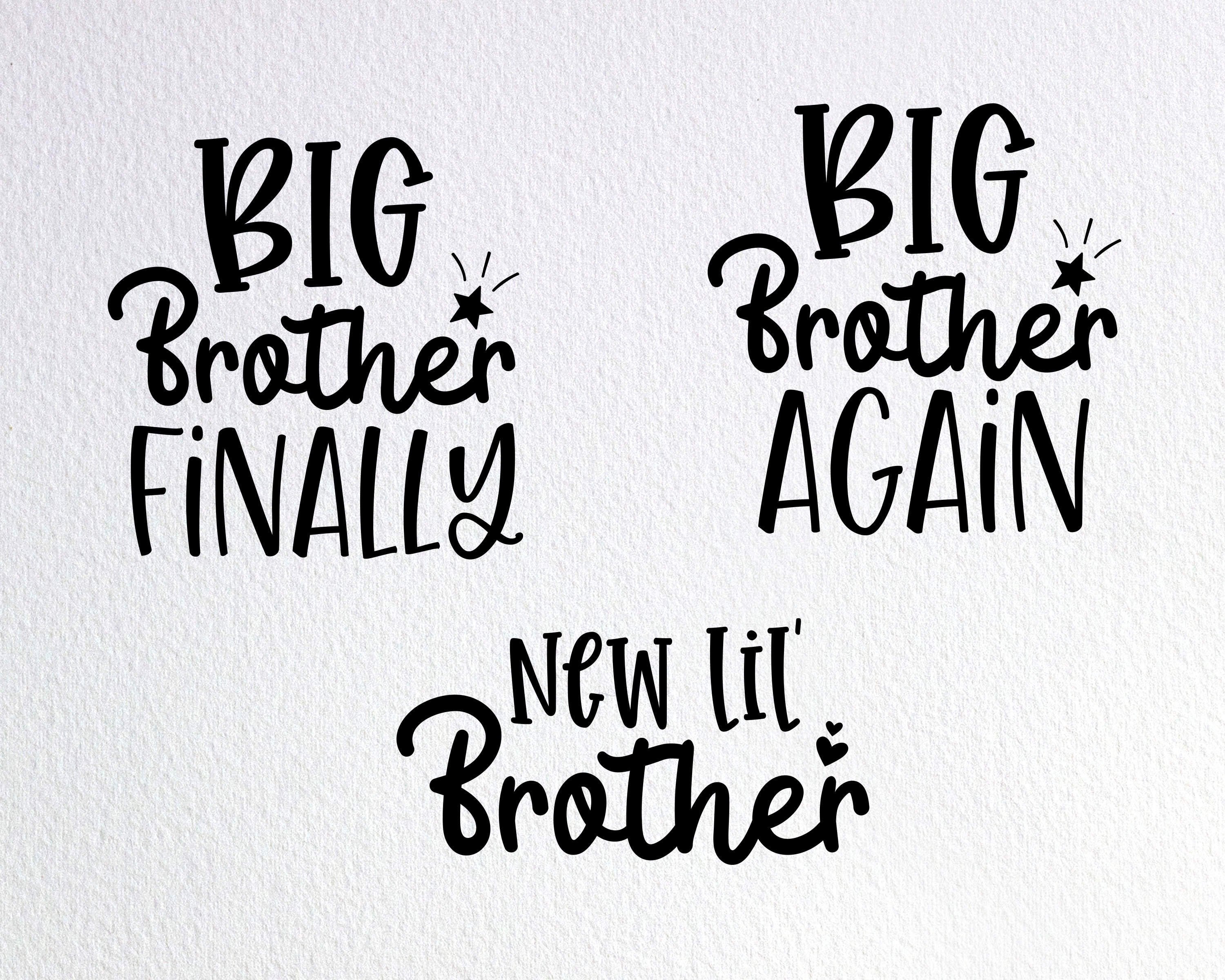 Big Brother Finally Svg Big Brother Again Svg New Lil' - Etsy Australia