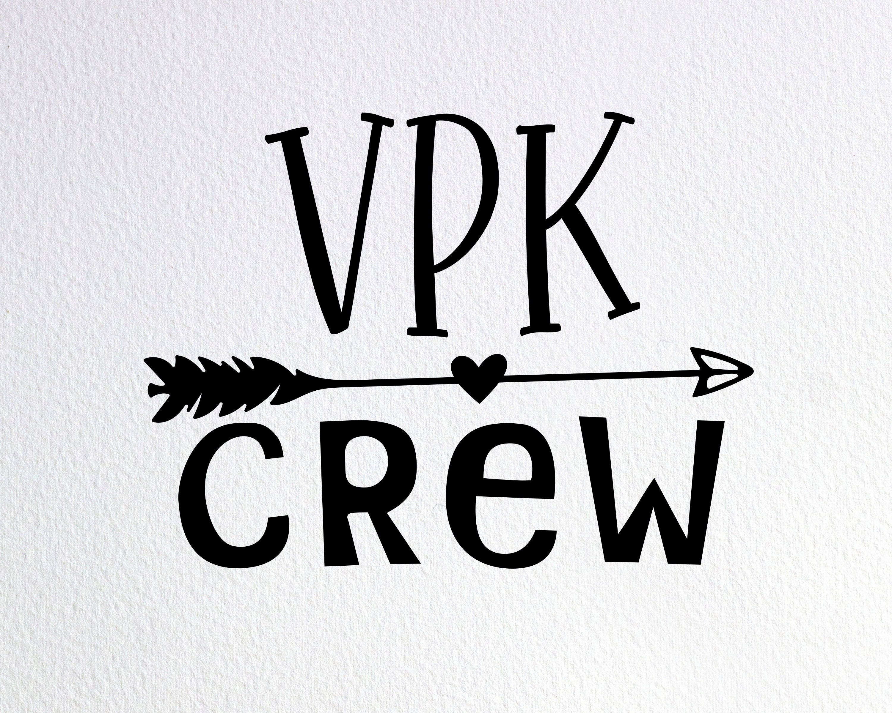 VPK Crew Svg VPK Crew Shirt Svg Dxf Png geschnitten Datei - Etsy Schweiz