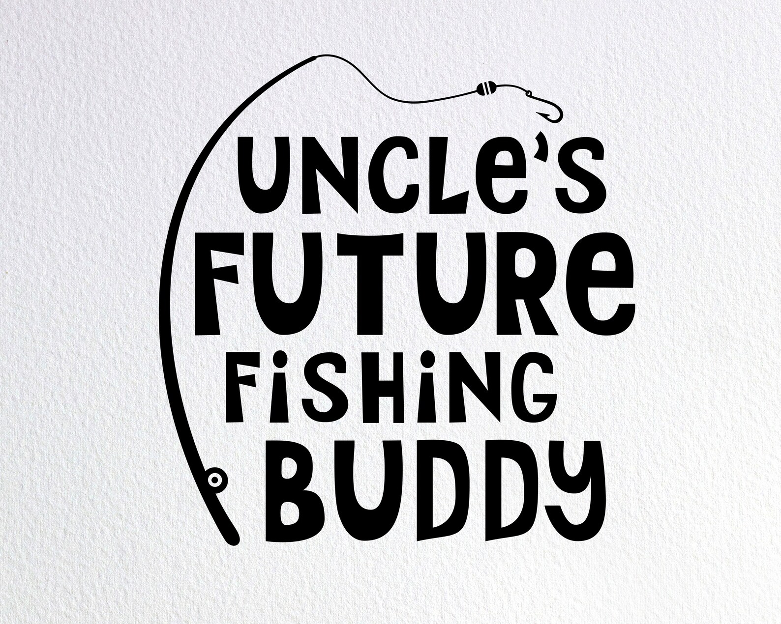Uncle's Future Fishing Buddy Svg Fishing Onesie Svg | Etsy