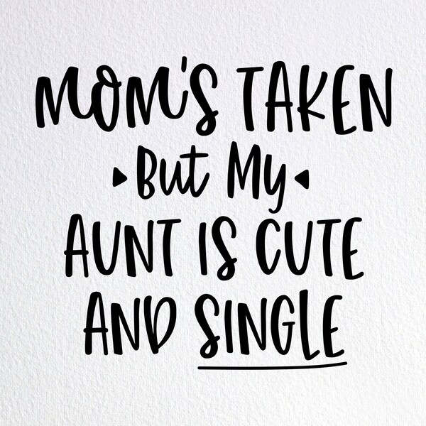 Aunt is Single - Etsy