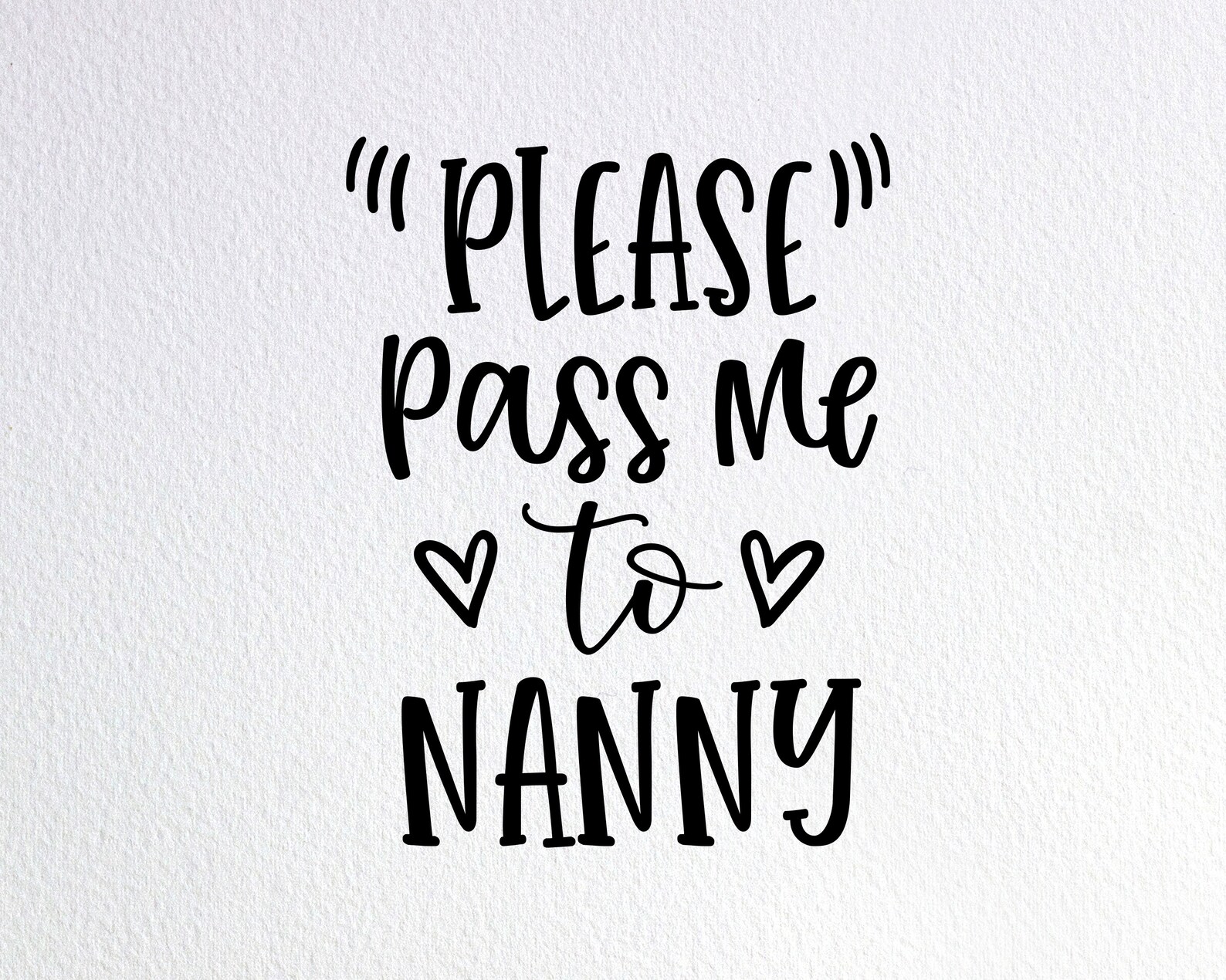Please Pass Me to Nanny Svg Funny Nanny Baby Bodysuit Svg - Etsy