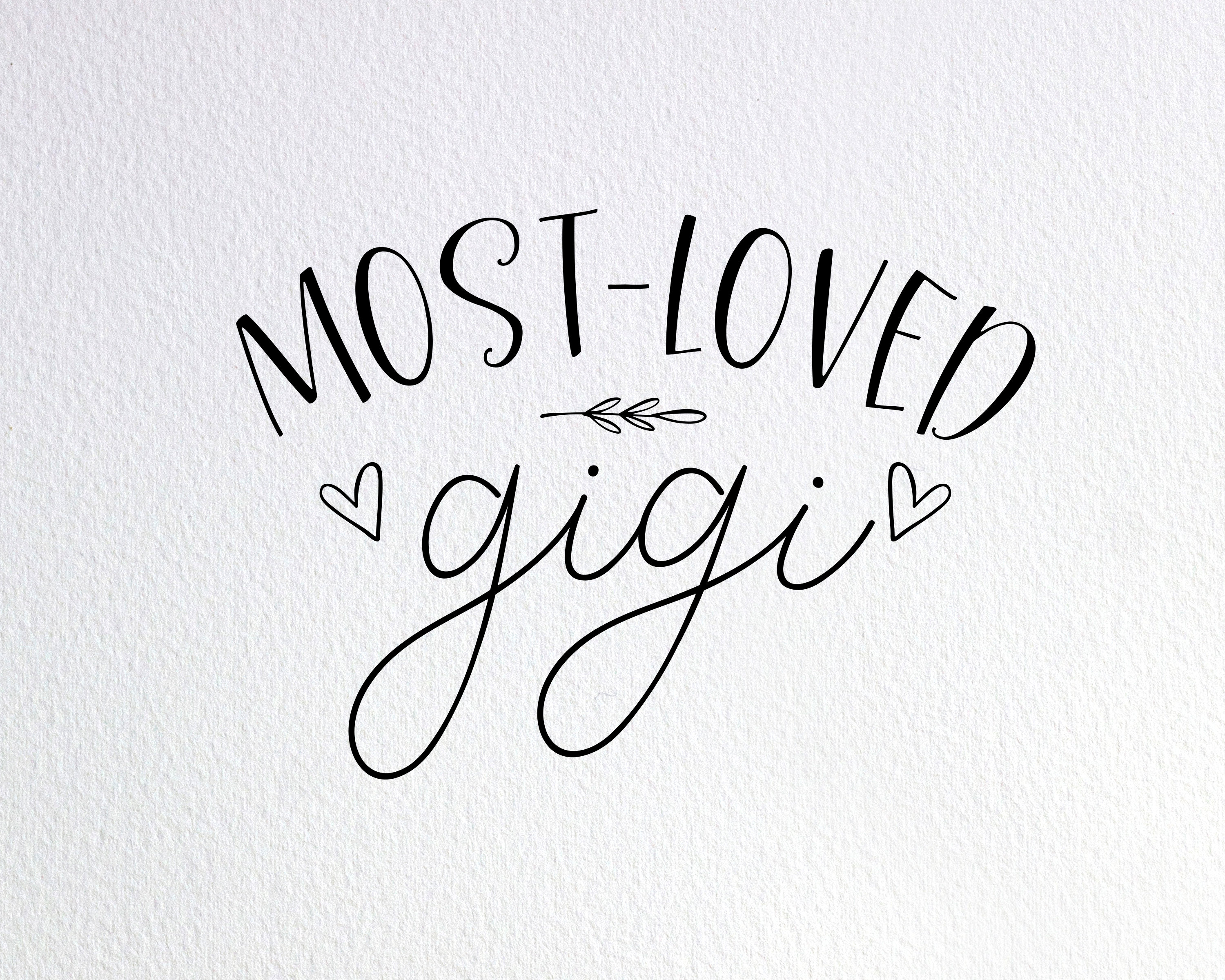 Grandma SVG Gigi Cursive Svg Gigi Svg File Grandma png dxf SVG File for ...