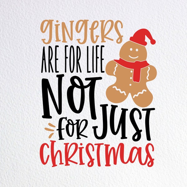 Christmas Ginger Svg - Etsy