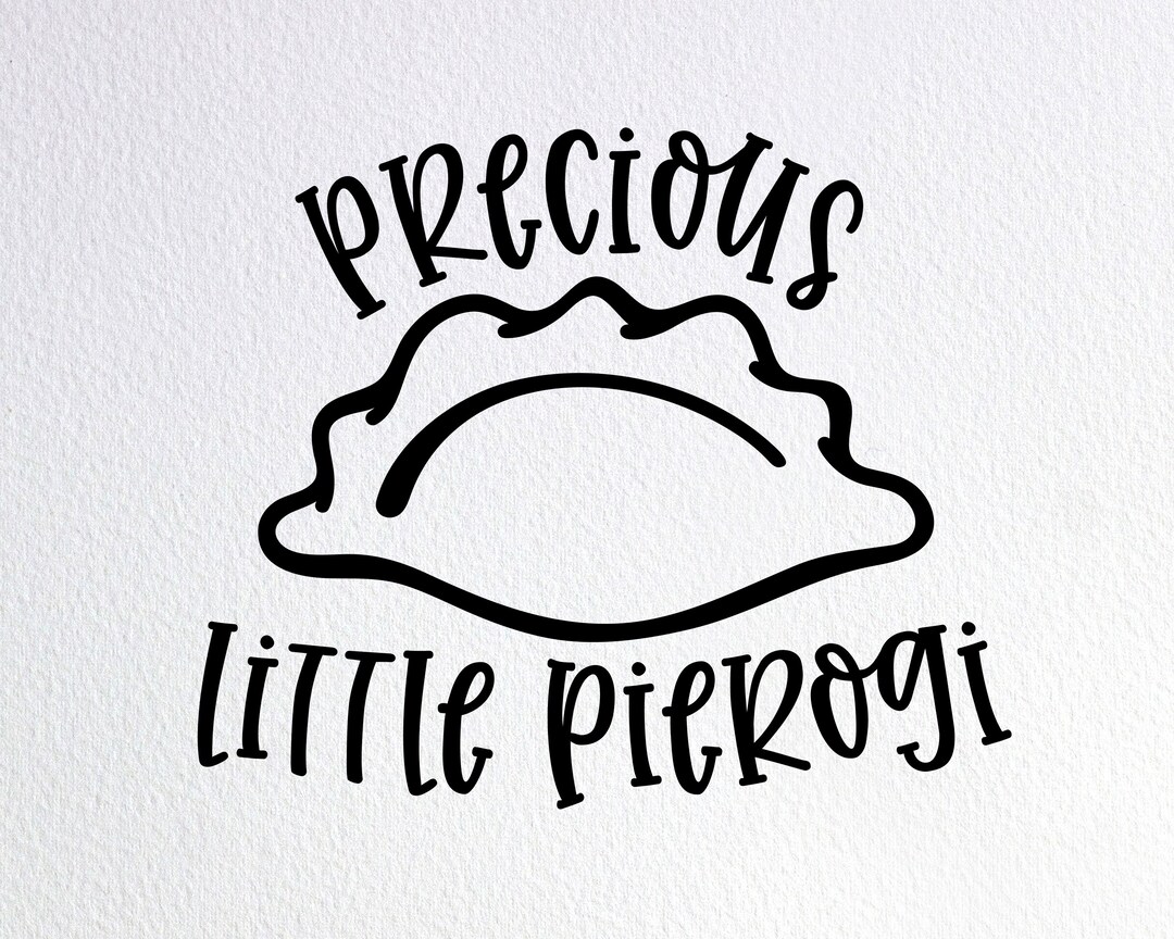 Precious Little Pierogi SVG: Funny Baby Onesie Cut File - Etsy