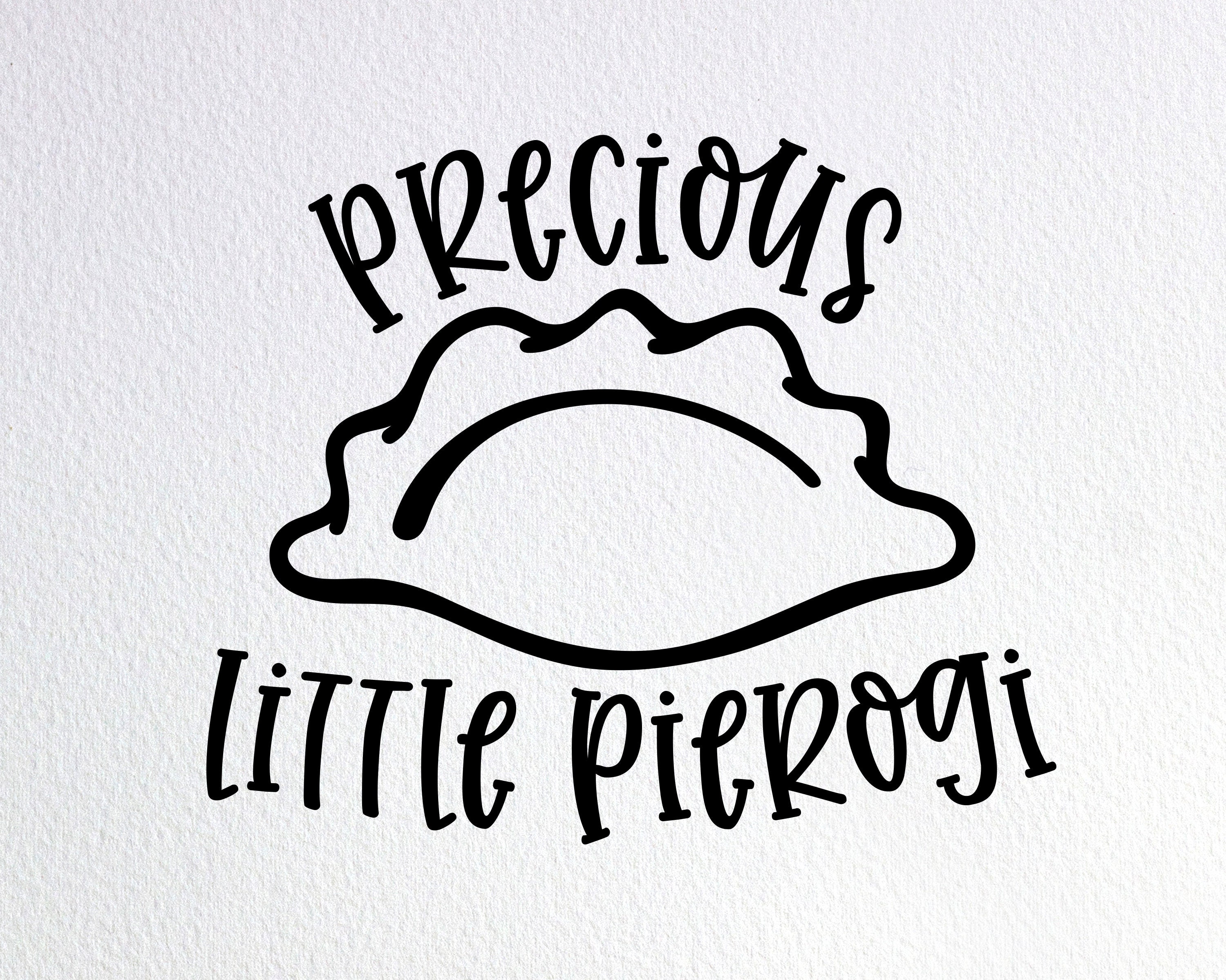 Precious Little Pierogi Svg Funny Polish Baby Onesie Svg Dxf - Etsy UK
