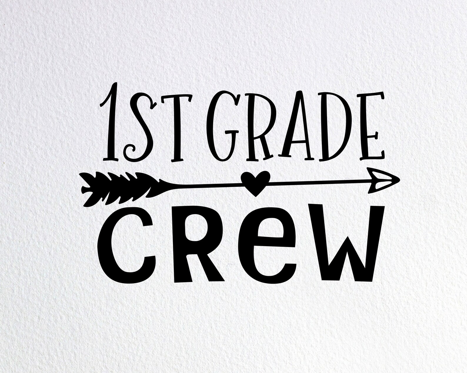 First Grade Crew Svg 1st Grade Crew Shirt Svg Dxf Png Cut | Etsy