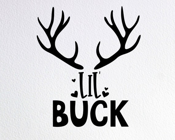 Lil' Buck Svg Deer Onesie Svg Dxf Png Cut File for | Etsy