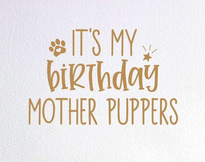 Dog Birthday Board SVG | Printable Birthday Sign for Pet | Dog Birthday ...