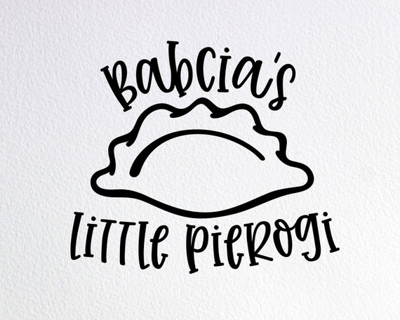 Babcia's Little Pierogi Svg Funny Polish Baby Onesie Svg | Etsy