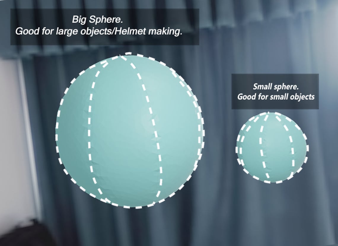 Sphere Pattern/ Sphere Cosplay Template. Round Mask. - Etsy