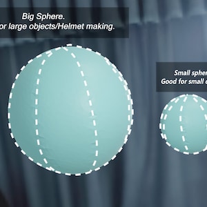 Sphere Pattern/ Sphere Cosplay Template. Round Mask. - Etsy