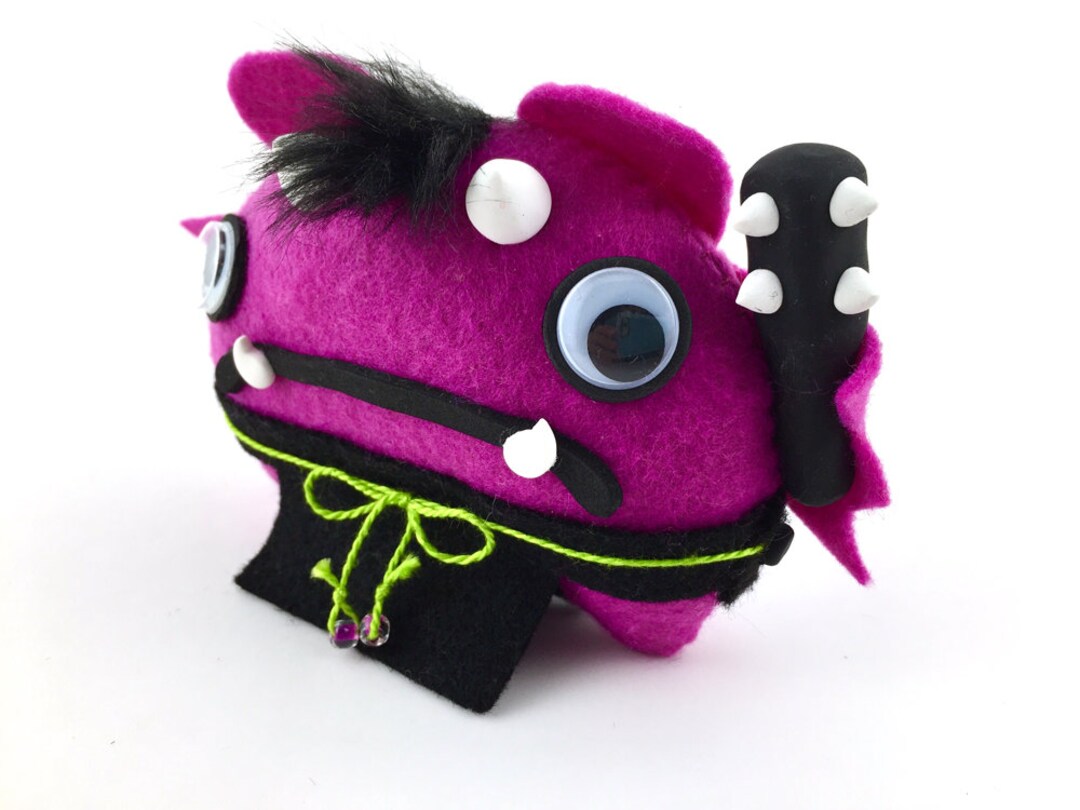 Cute Handmade Japanese Mythology Monster Art Doll - Collectible ...