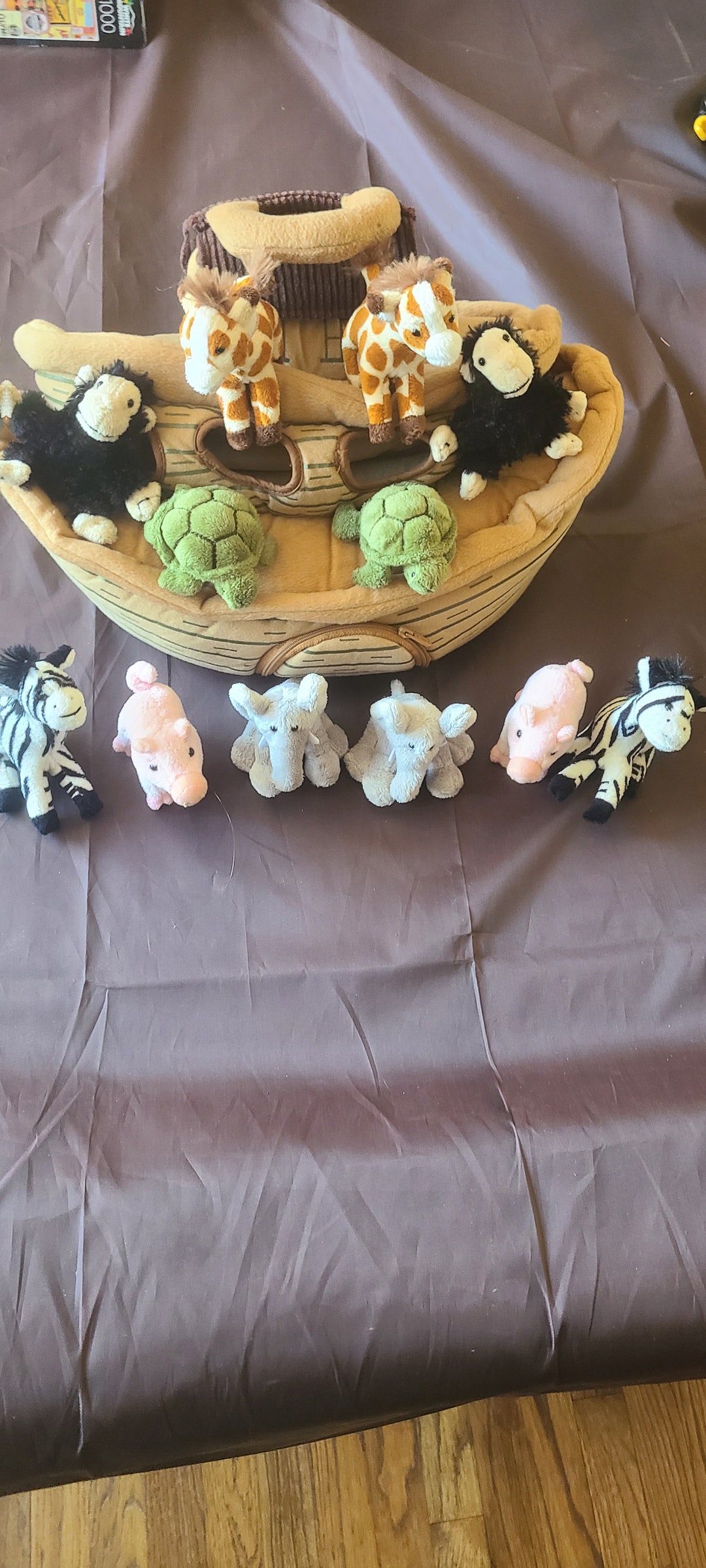 FAO Schwarz Noahs Ark Plush Set - Etsy