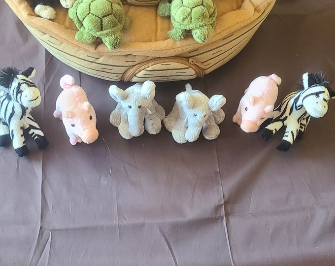 FAO Schwarz Noahs Ark Plush Set - Etsy