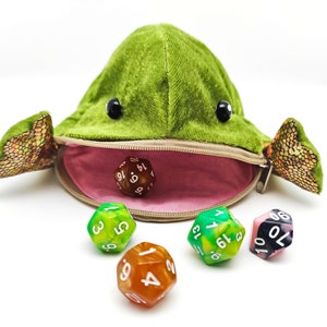 Frog Plush Dnd Dice Holder Dice Bag - Etsy