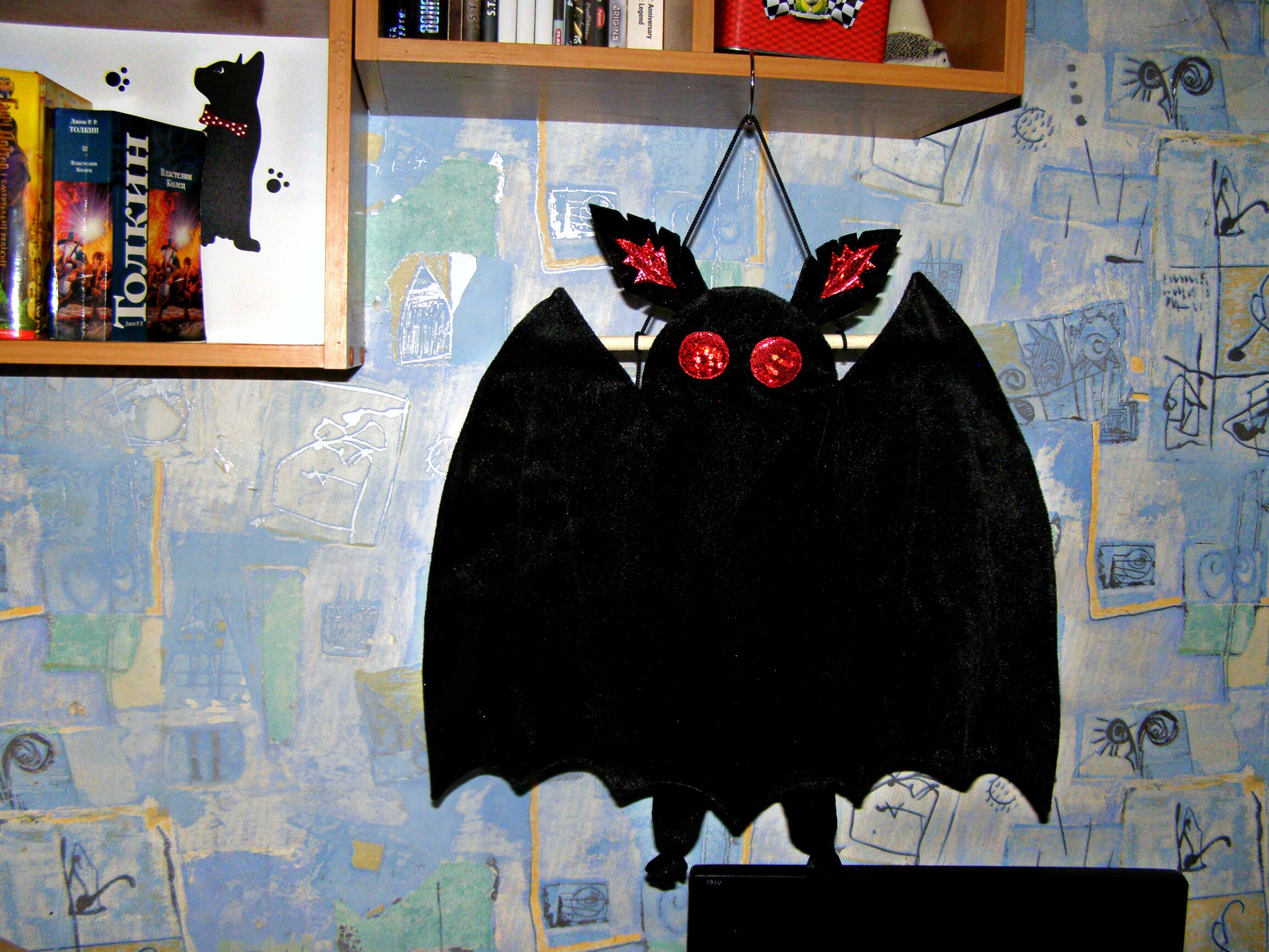 Mothman pin display board mothman plush pin banner pin | Etsy