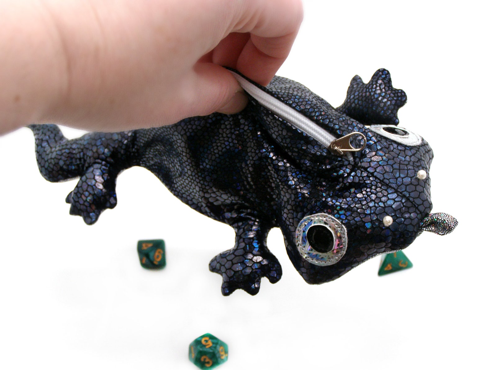 Crested Gecko Dnd Dice Bag, Dice Storage, Dice Holder, Dnd Gifts ...