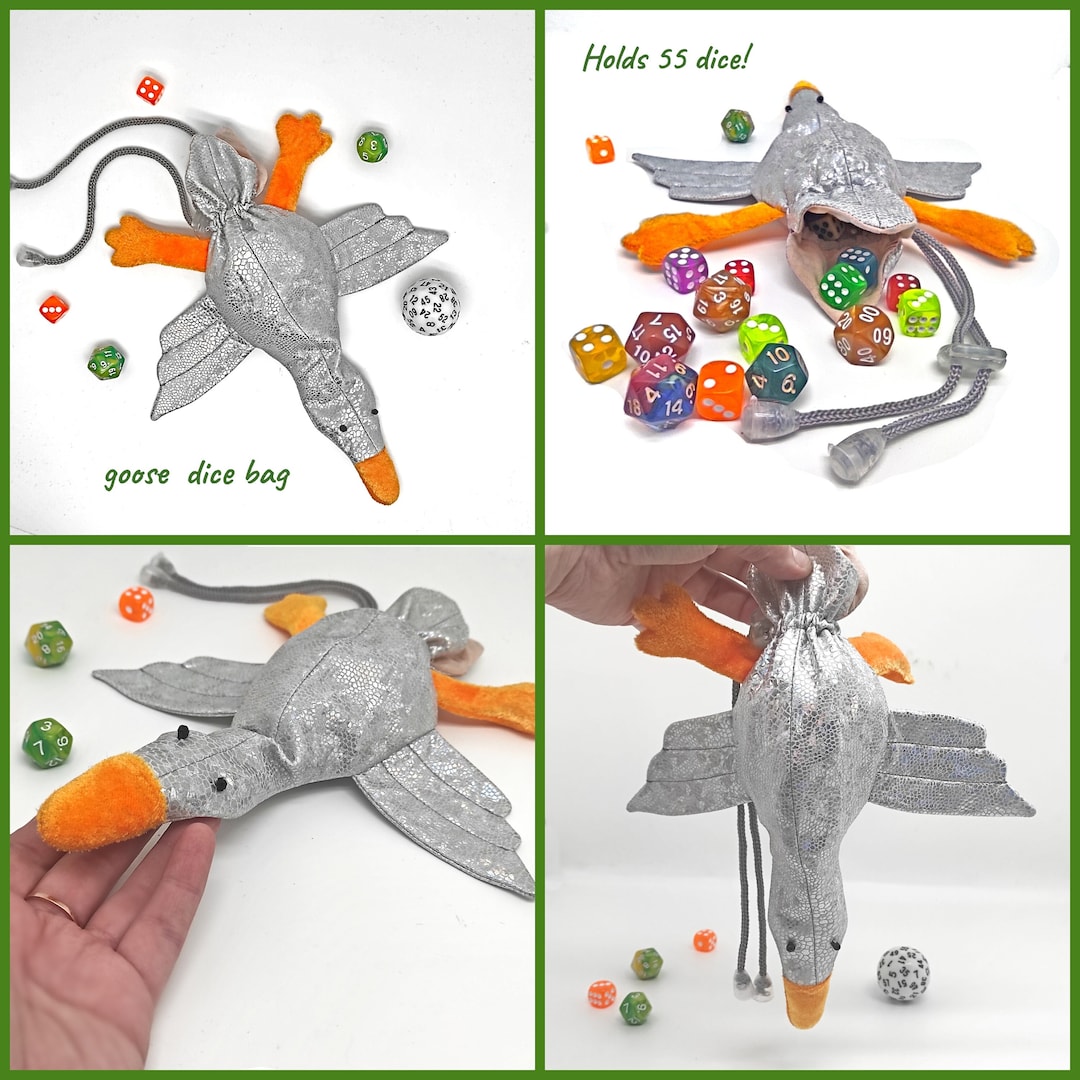 Silly Goose Dnd Dice Bag Dice Holder Dice Storage Dnd Gifts - Etsy