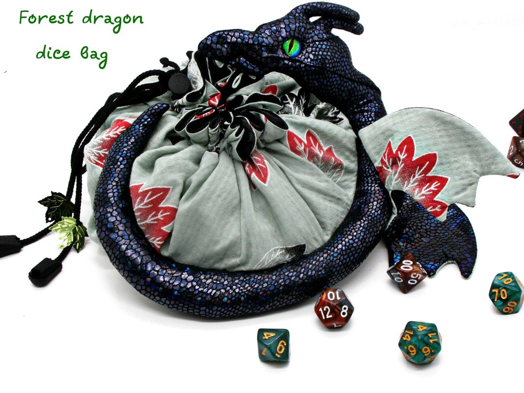 Dnd Dice Bag Dragon Dice Storage Dungeons and Dragons Gift - Etsy