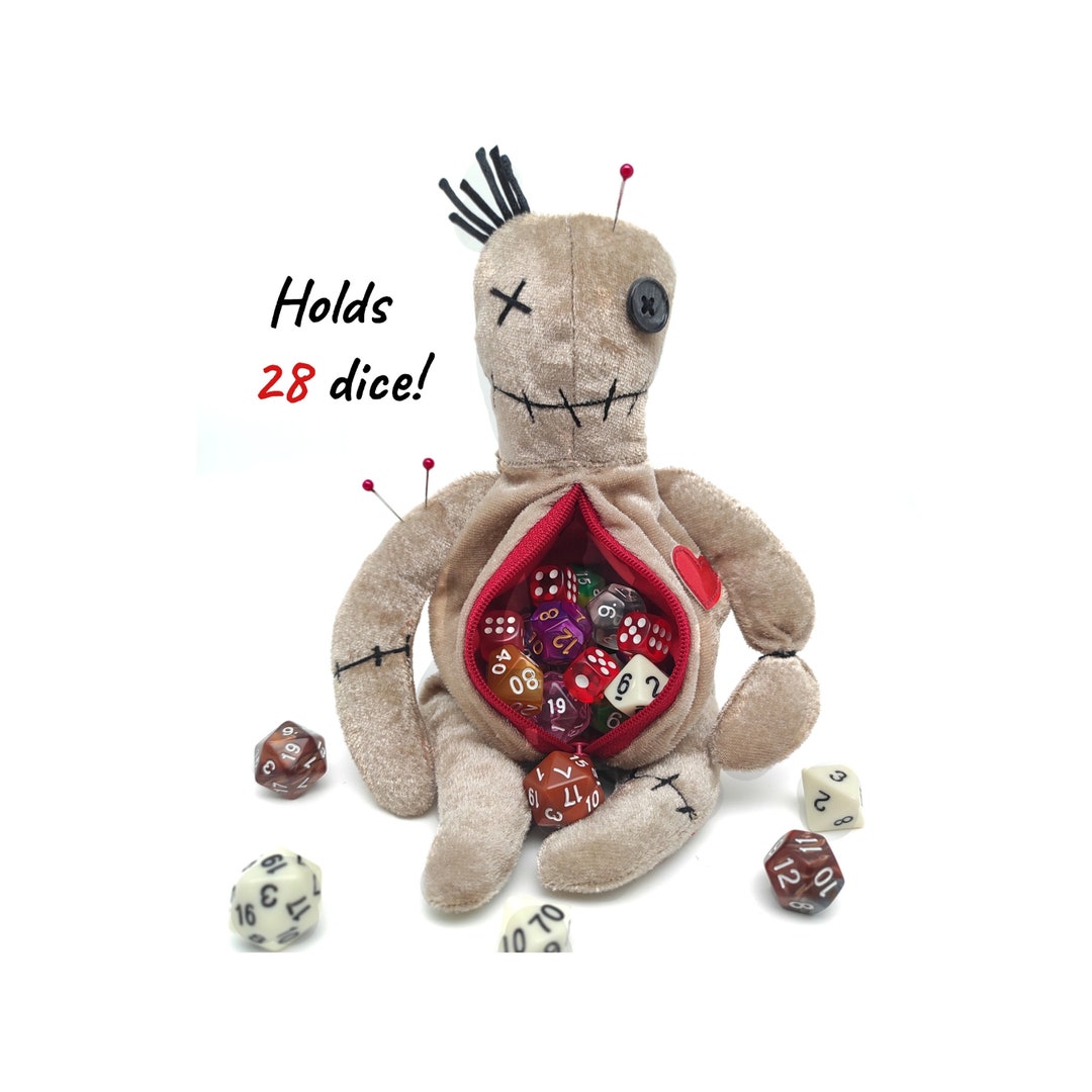 DND Dice Bag, Voodoo Doll Dice Storage, Dice Holder - Etsy