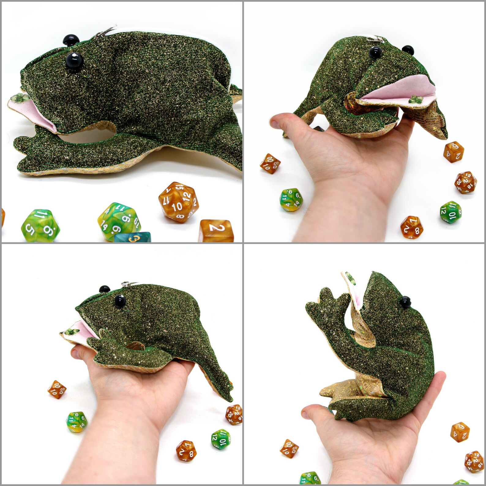 Frog Plush Dice Holder Frog Plushie Dice Bag Dnd Dice | Etsy