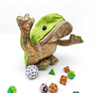 Frog Plush Dnd Dice Holder Dice Bag - Etsy