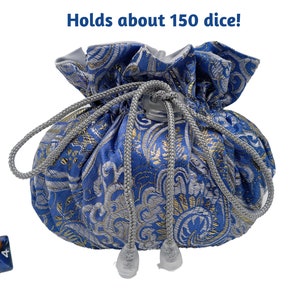 Medieval Dnd Dice Bag With Pockets Brocade Dice Holder Dungeon Master ...