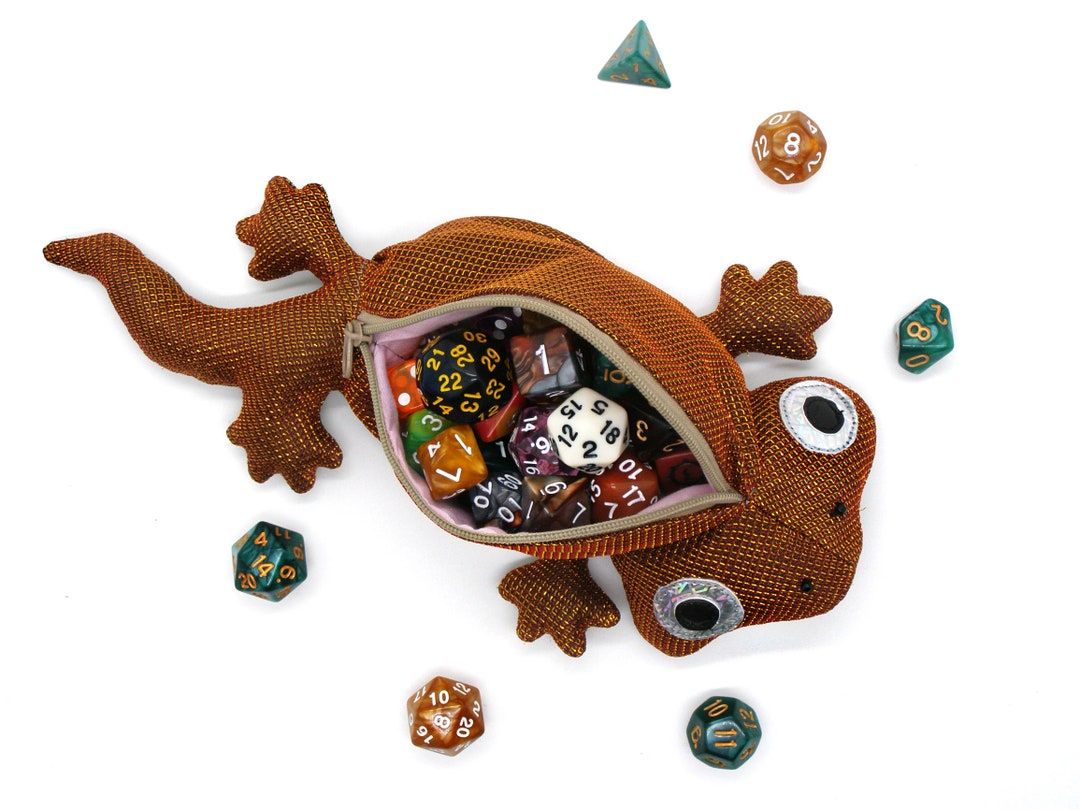 Leopard Gecko Dnd Dice Bag, Dice Storage, Dice Holder, Dnd Gifts ...