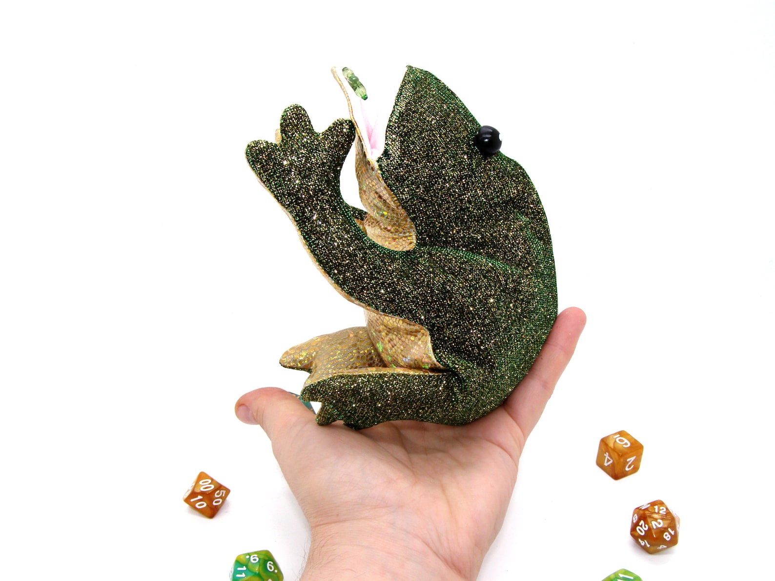 Frog Plush Dice Holder Frog Plushie Dice Bag Dnd Dice - Etsy