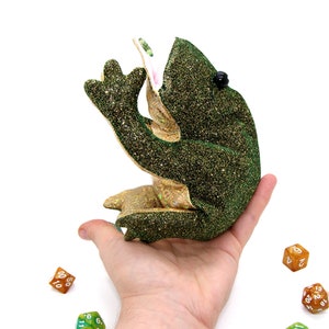 Frog Plush Dice Holder, Frog Plushie Dice Bag Dnd, Dice Storage ...