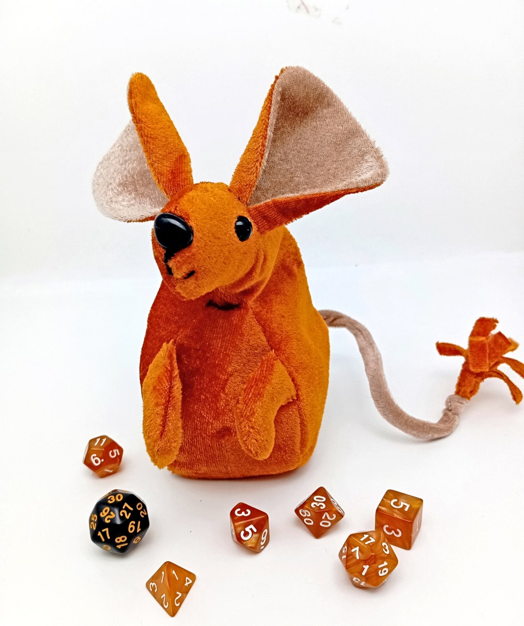 Rat Plush Dnd Dice Bag Mouse Dice Holder Accessories - Etsy