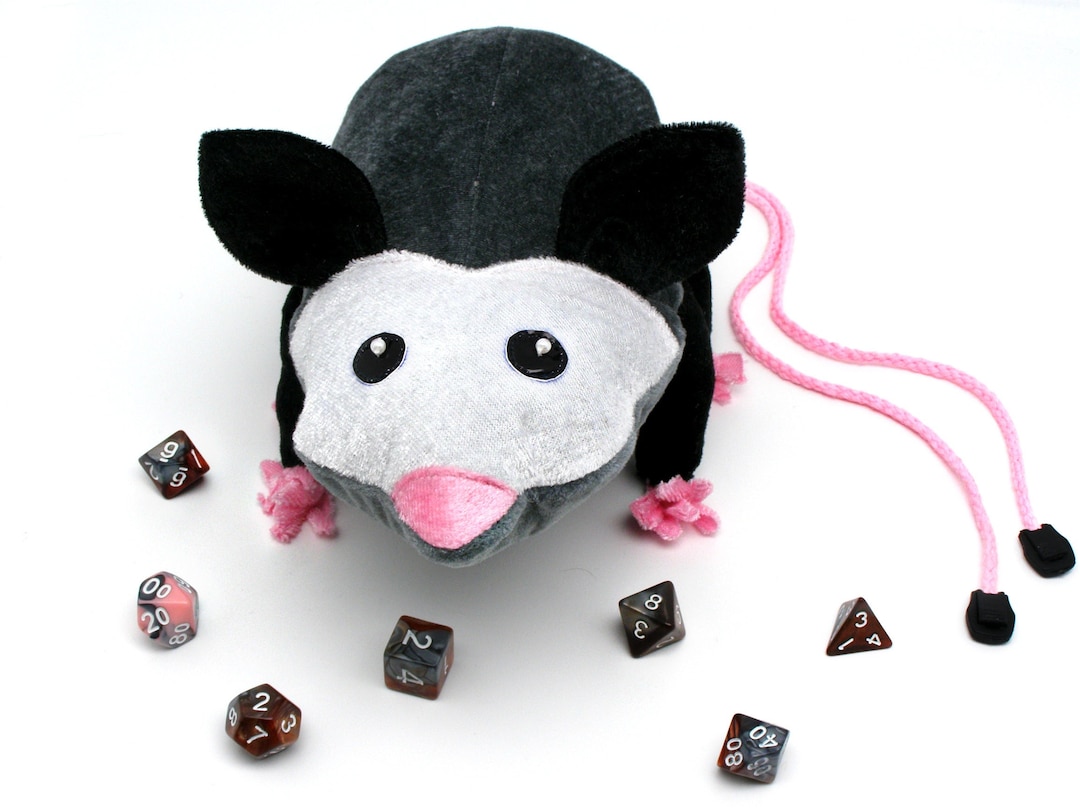 Possum Dice Bag Dnd Opossum Dice Pouch Holder - Etsy