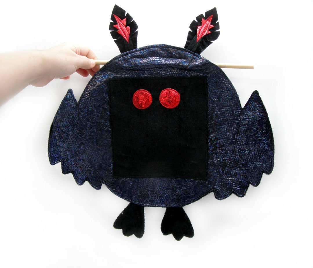 Mothman Pin Display Board, Mothman Plush Pin Banner, Pin Board, Enamel ...