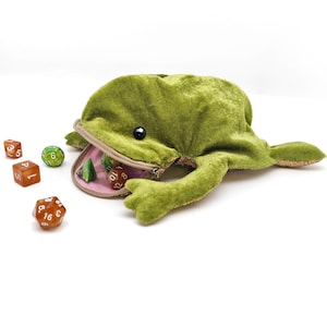 Frog Plush Dnd Dice Holder Dice Bag - Etsy