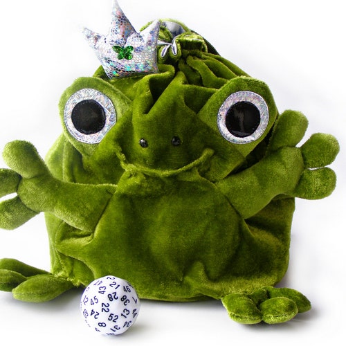 Frog Plush Dice Holder Frog Plushie Dice Bag Dnd Dice - Etsy Canada