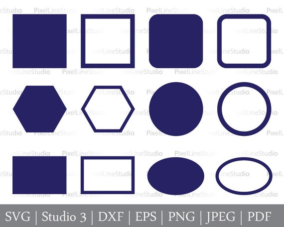 Frames Set Svg Frames Svg Svg Frames Fales Frames Vector | Etsy