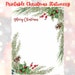 Printable Christmas Stationery, Digital Download, Christmas Stationery ...