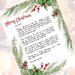 Printable Christmas Stationery, Digital Download, Christmas Stationery ...
