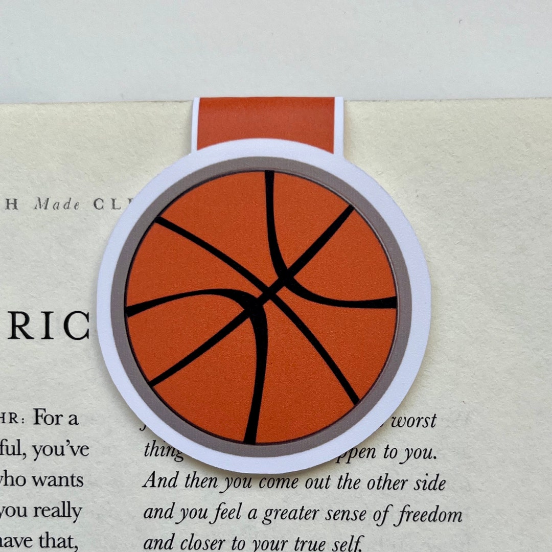 Sports Themed Magnetic Bookmark Cute Bookmark Bookmark - Etsy