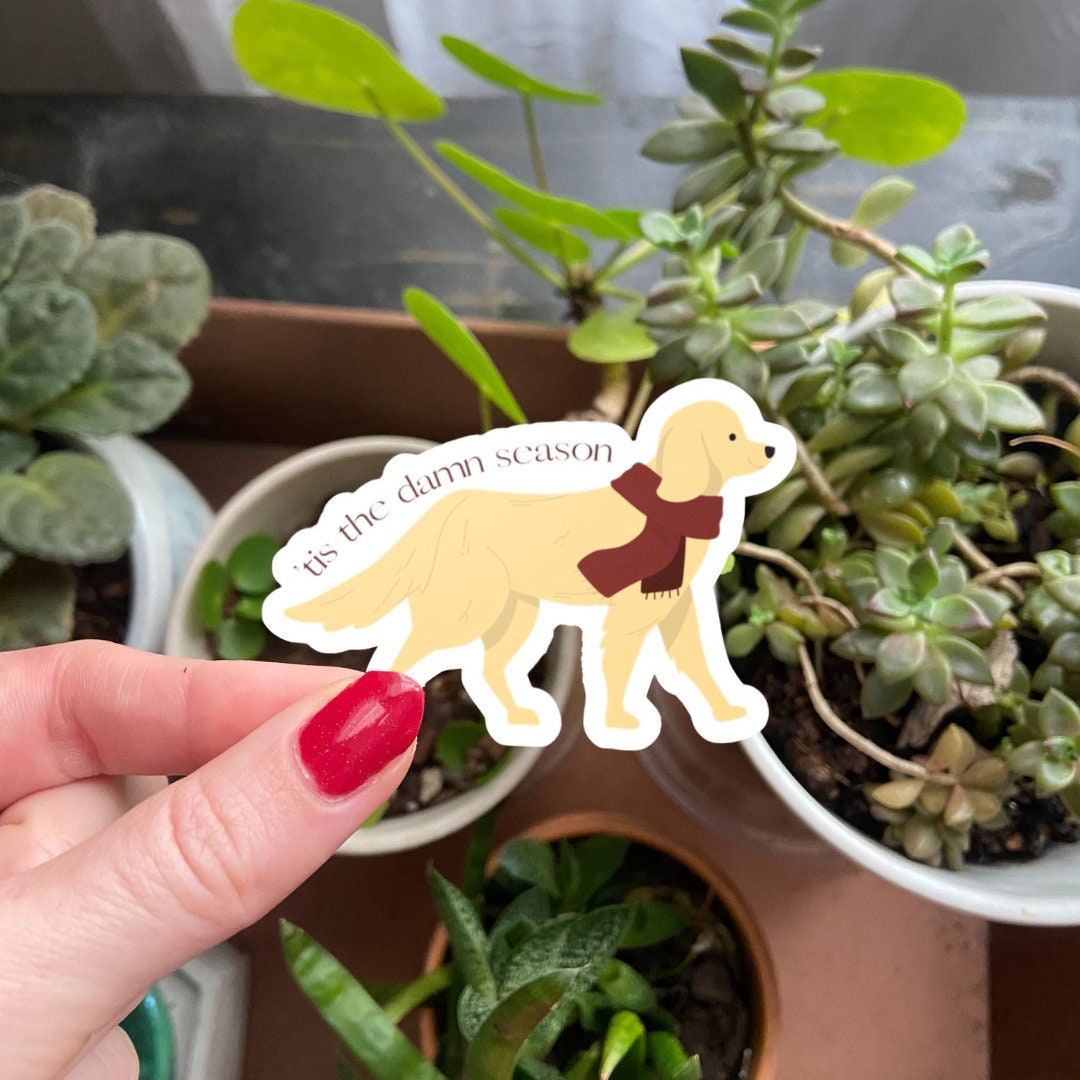 Tis the Damn Season, Taylor Swift, Dog Sticker - Etsy