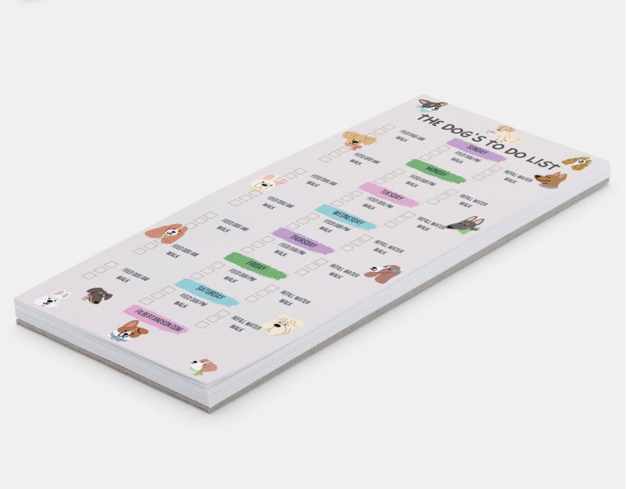 The Dog's to Do List, Pet Parent Checklist, Dog Schedule, Daily Dog ...